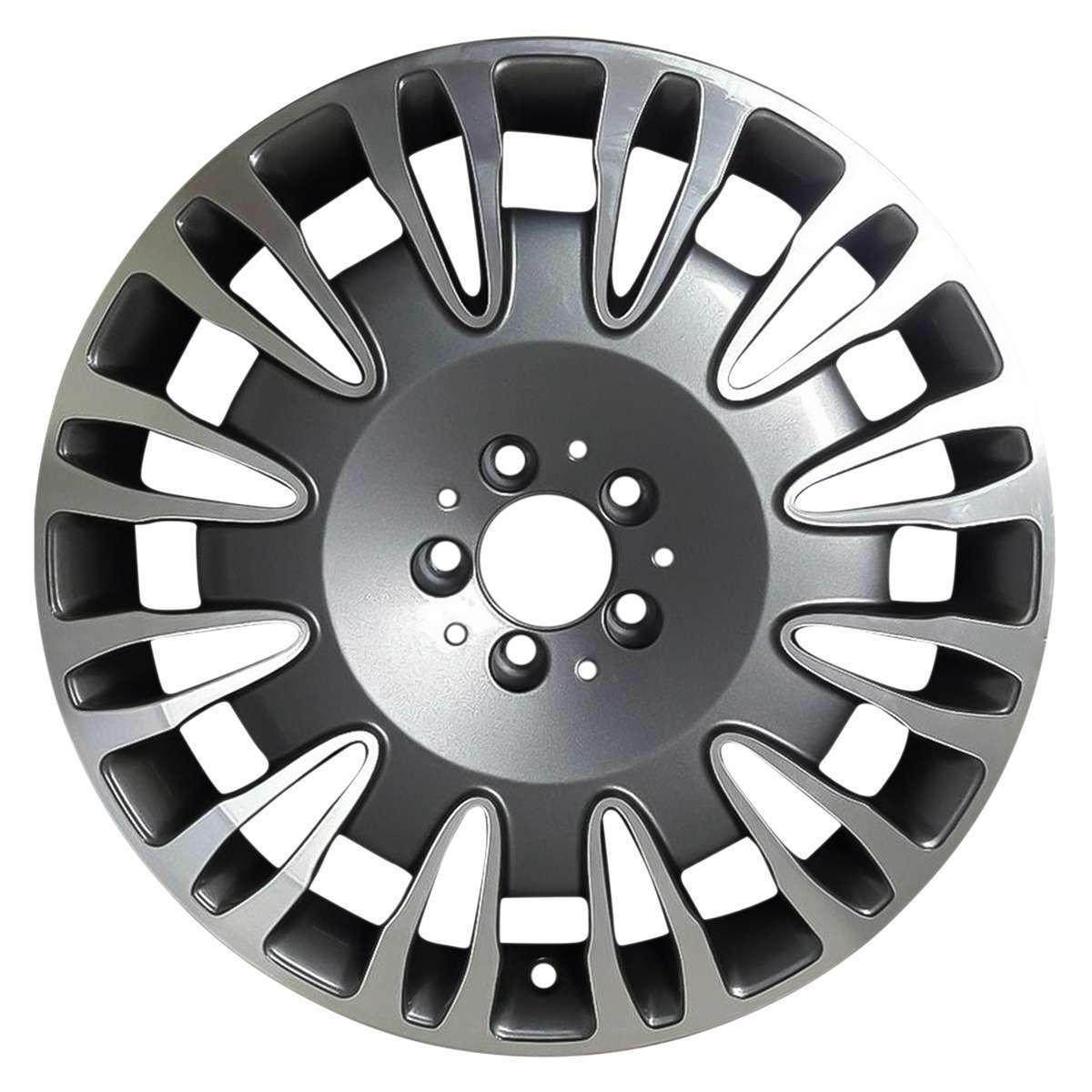 2016 Mercedes Maybach Wheel 19" Machined Charcoal Aluminum 5 Lug W9606