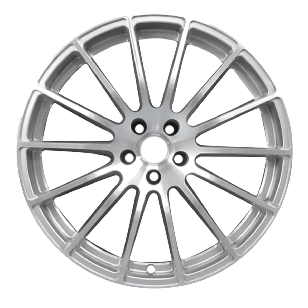 2013 Maserati Quattroporte Wheel 20" Machined Silver Aluminum 5 Lug W9