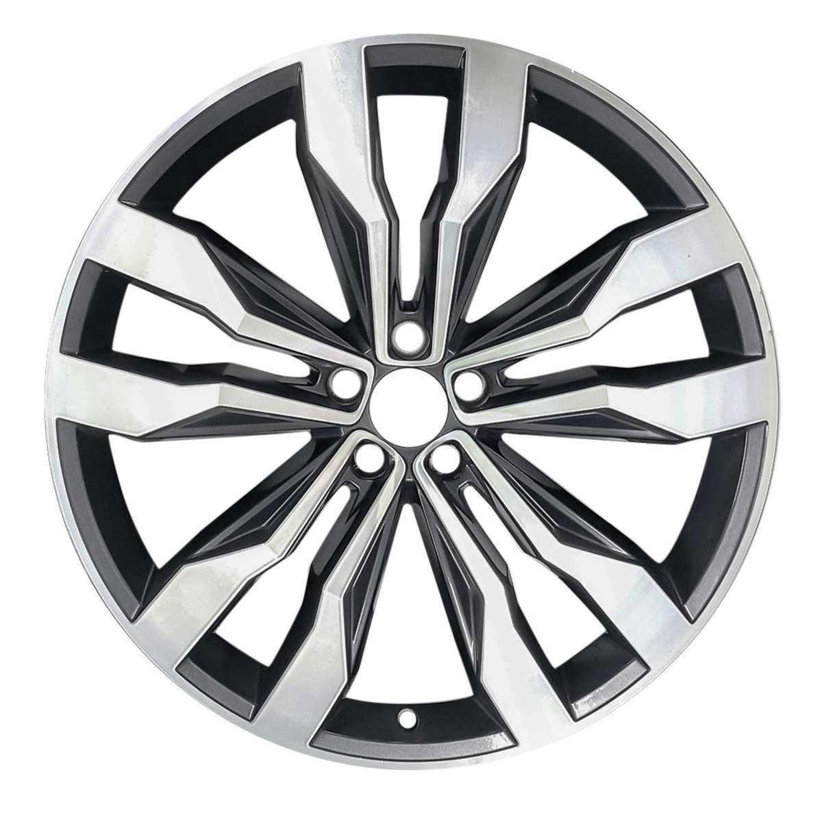 2020 Volkswagen Atlas Wheel 21" Machined Charcoal Aluminum 5 Lug W9665