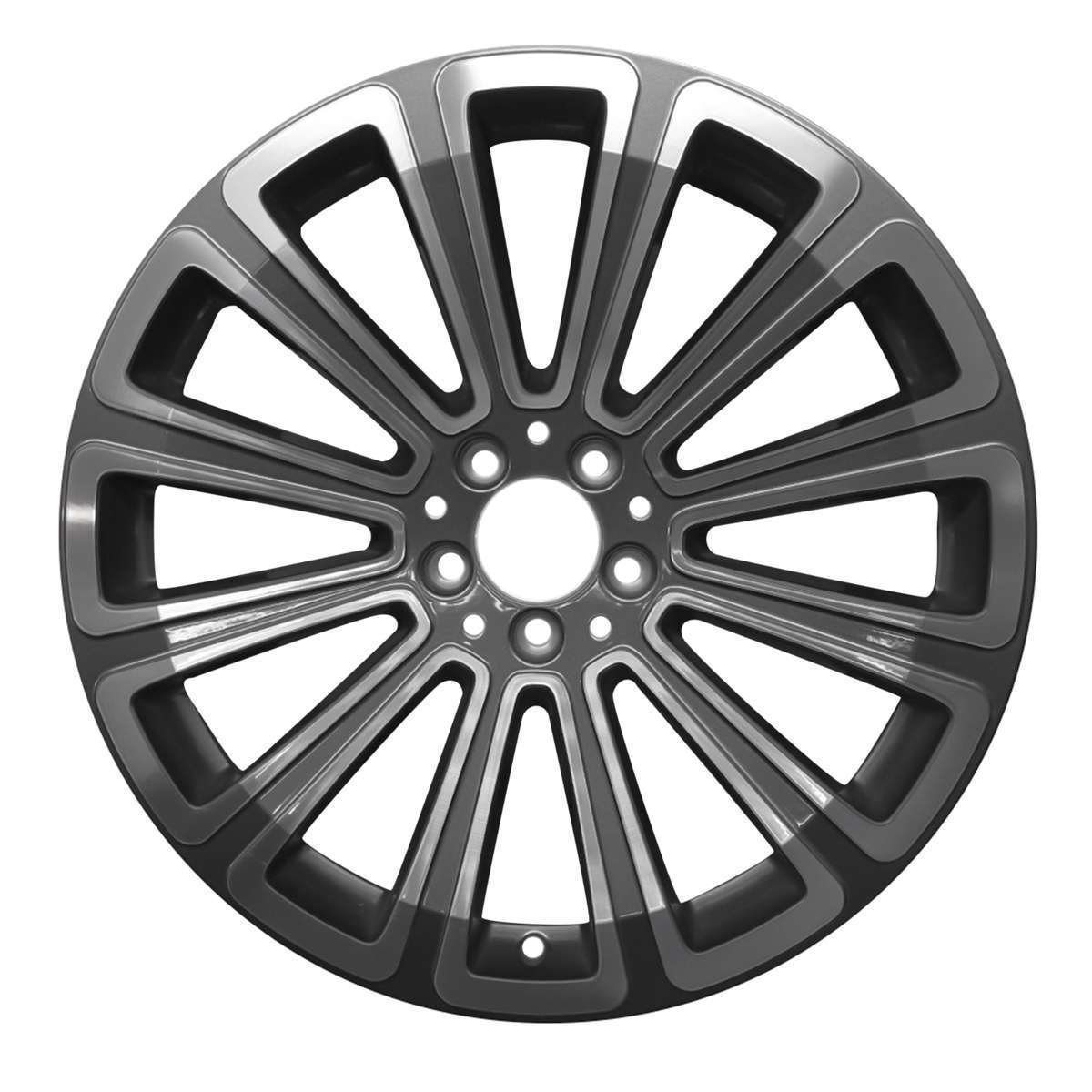 2012 Mercedes GLK350 Wheel 20" Machined Charcoal Aluminum 5 Lug W97696
