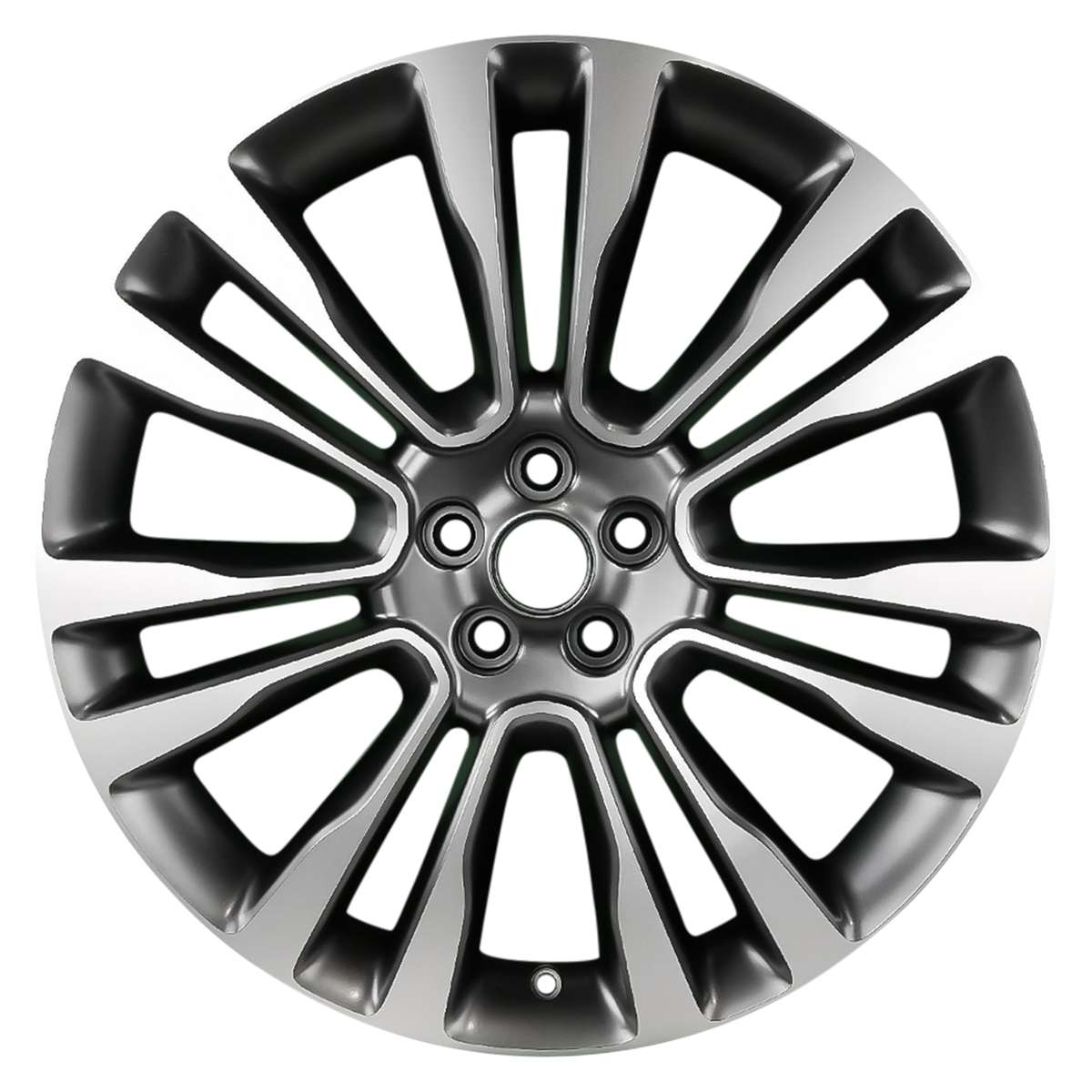 2017 Lincoln Continental Wheel 19" Machined Hyper Aluminum 5 Lug W9797