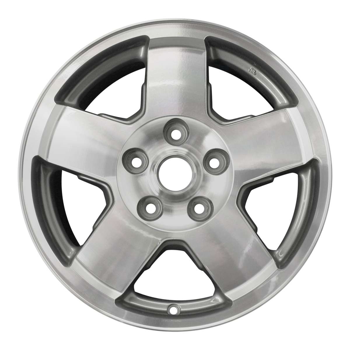2010 Jeep Commander Wheel 17" Machined Charcoal Aluminum 5 Lug W9096MC