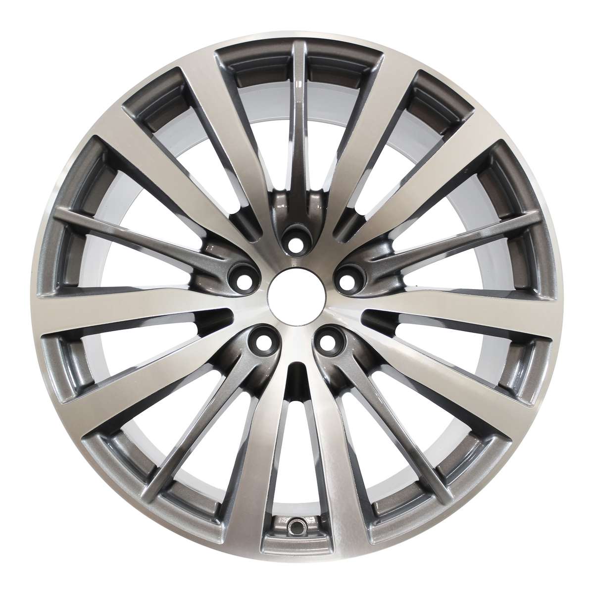 2014 Maserati Ghibli Wheel 19" Machined Charcoal Aluminum 5 Lug W97697