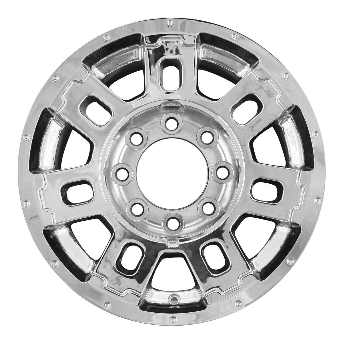 2007 Hummer H2 Wheel 17" Chrome Aluminum 8 Lug W99802CHR-1