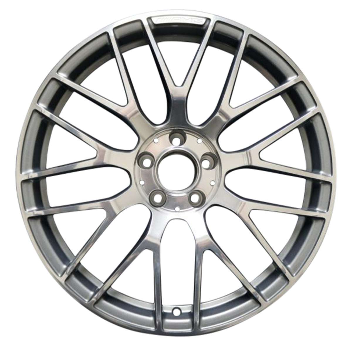 2017 Mercedes AMG Wheel 20" Polished Charcoal Aluminum 5 Lug W85475PC-