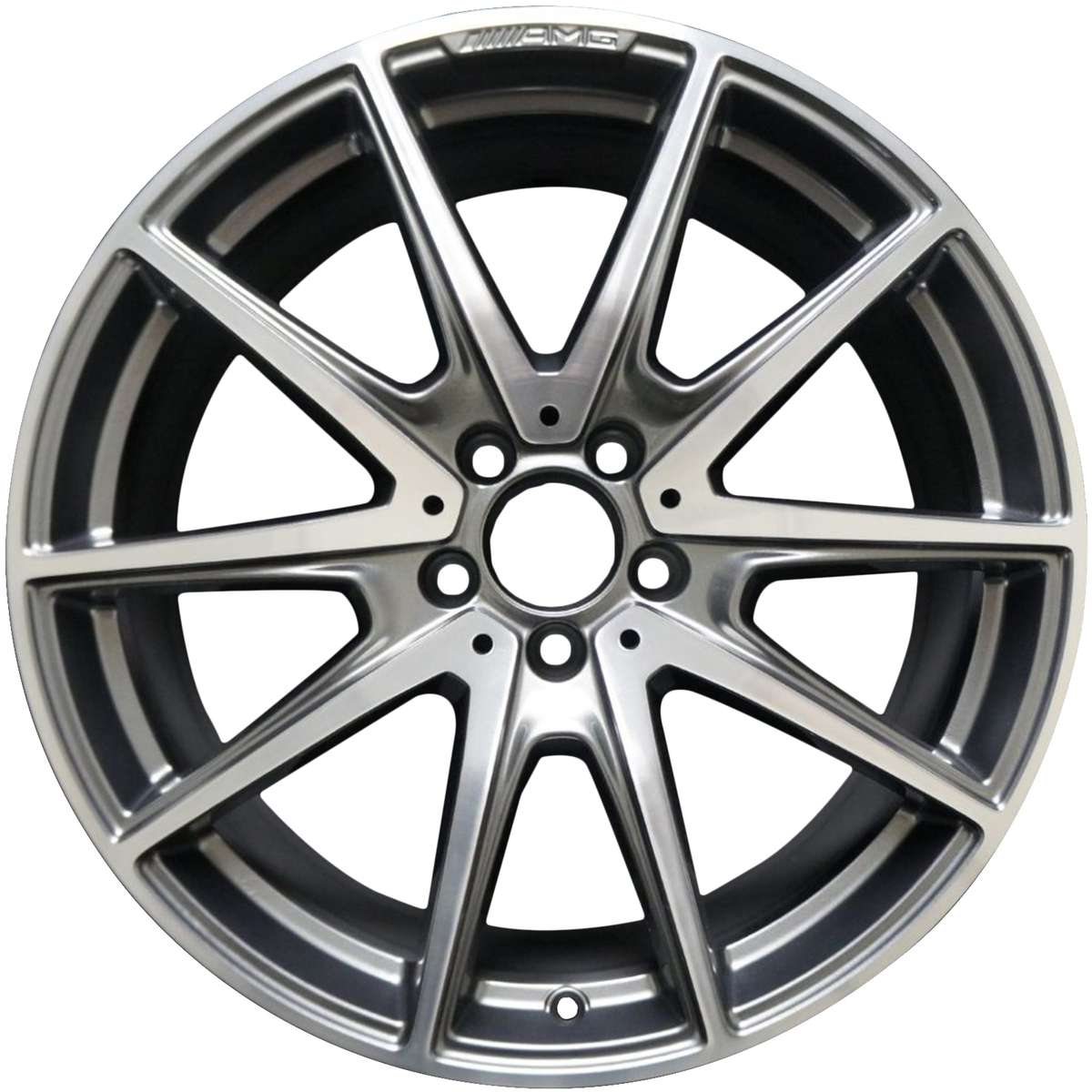 2018 Mercedes S560 Wheel 20" Machined Charcoal Aluminum 5 Lug W85596MC