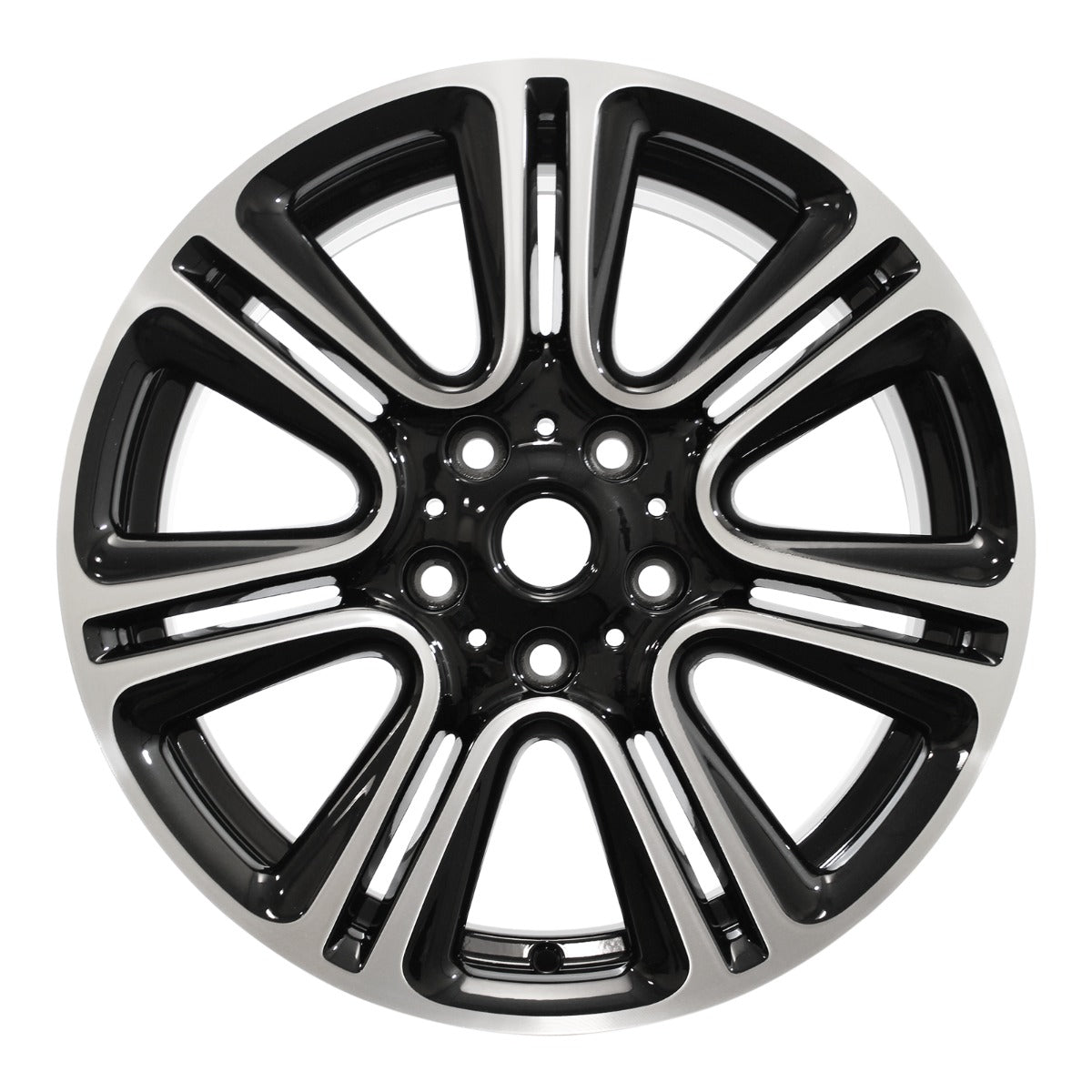 2017 Mini Cooper Wheel 18" Machined Gloss Black Aluminum 5 Lug W86070M