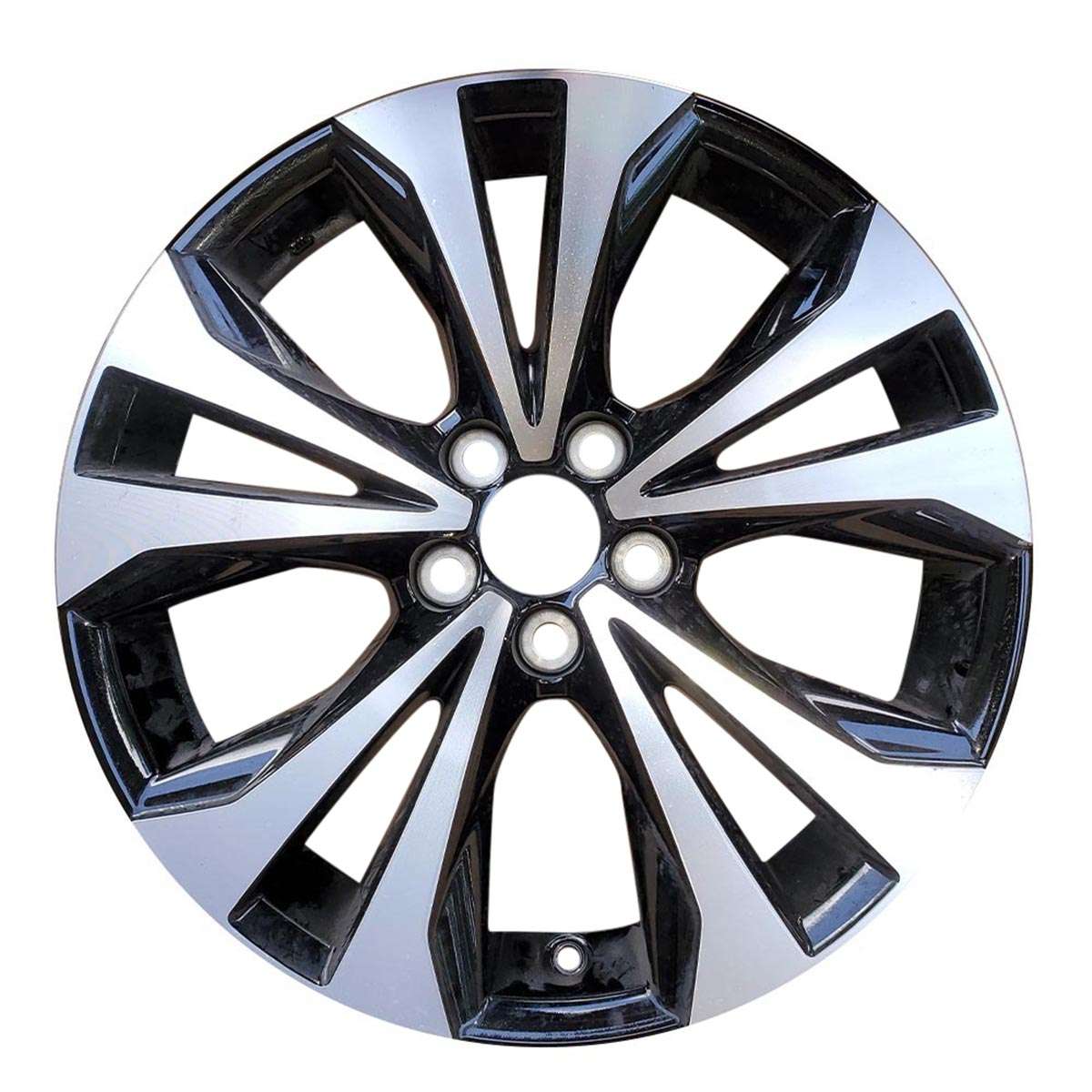 2021 Lexus NX300 Wheel 18" Machined Gloss Black Aluminum 5 Lug W96303M
